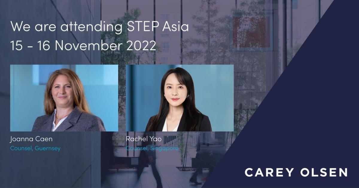 Carey Olsen attending STEP Asia | Carey Olsen