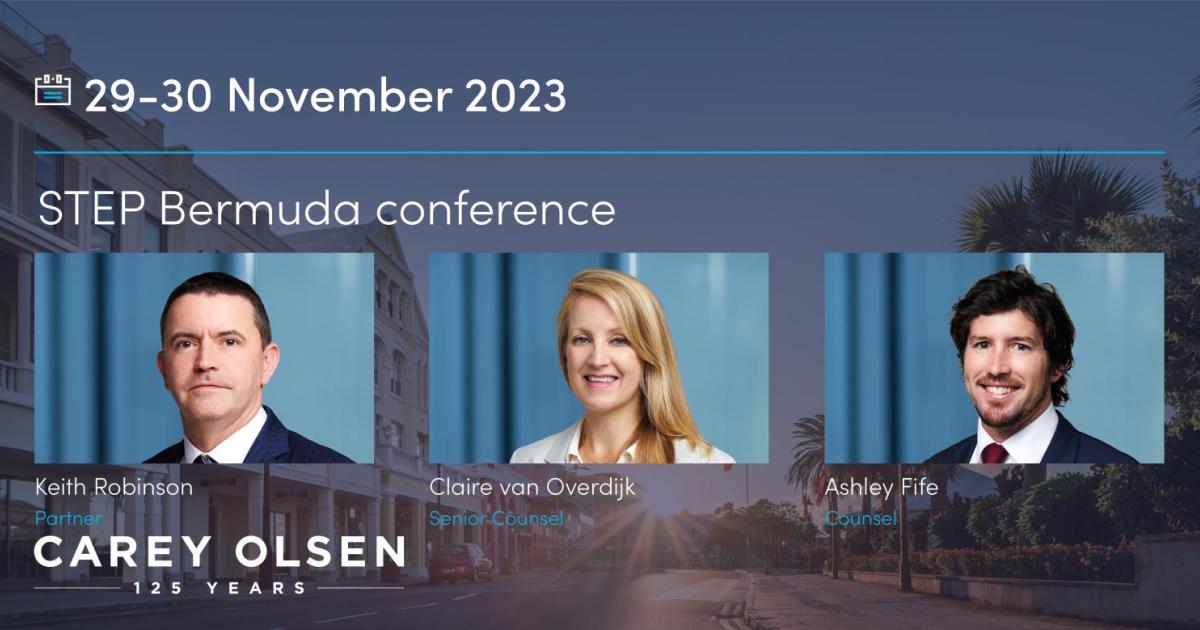 Carey Olsen sponsors STEP Bermuda 2023 | Carey Olsen