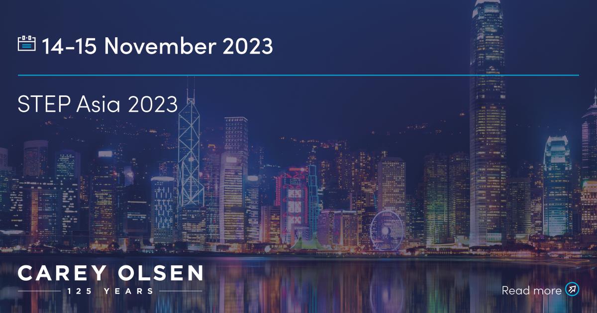Carey Olsen attending STEP Asia conference 2023 | Carey Olsen