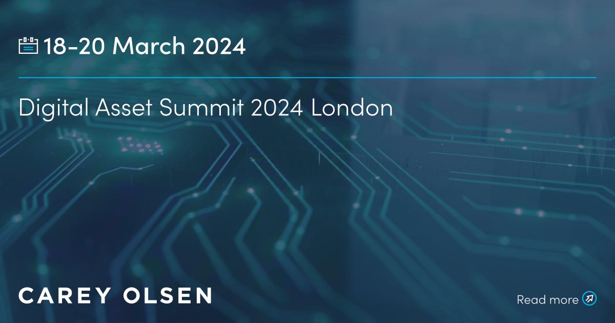 Carey Olsen attending Digital Asset Summit 2024 | Carey Olsen