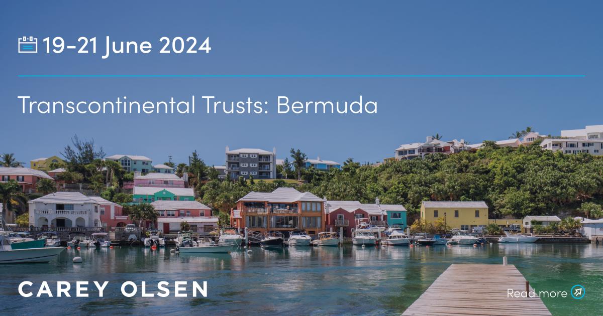 Carey Olsen sponsors TransTrust Bermuda 2024 | Carey Olsen