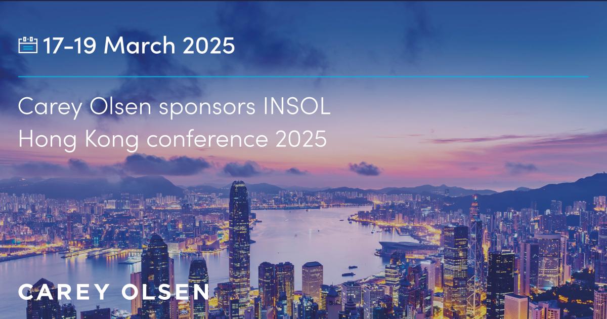 Carey Olsen sponsors INSOL Hong Kong conference 2025 | Carey Olsen